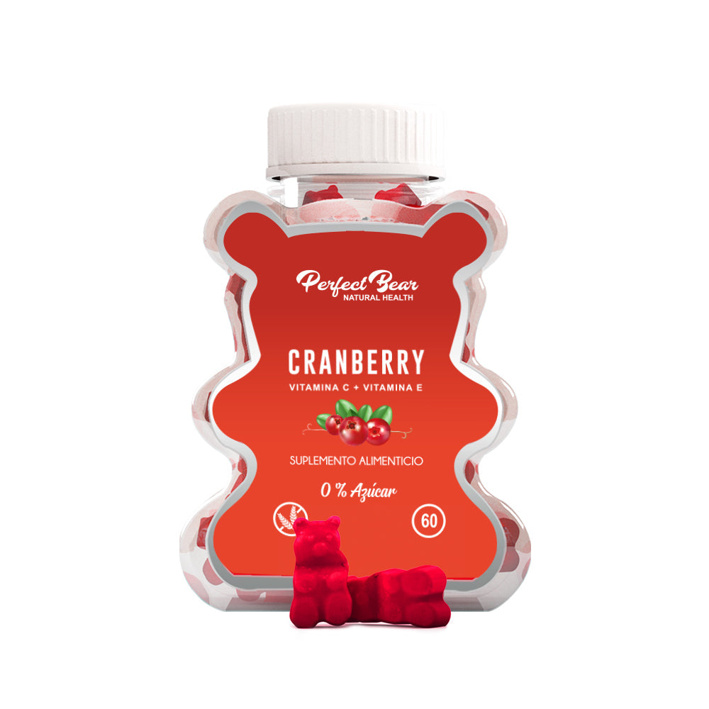 Suplemento alimenticio en gomitas Cranberry de Perfect Bear